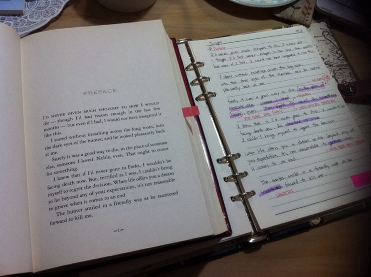[영어원서필사] 20160913 트와일라잇(Twilight) 서문(Preface) 1페이지 : 네이버 블로그