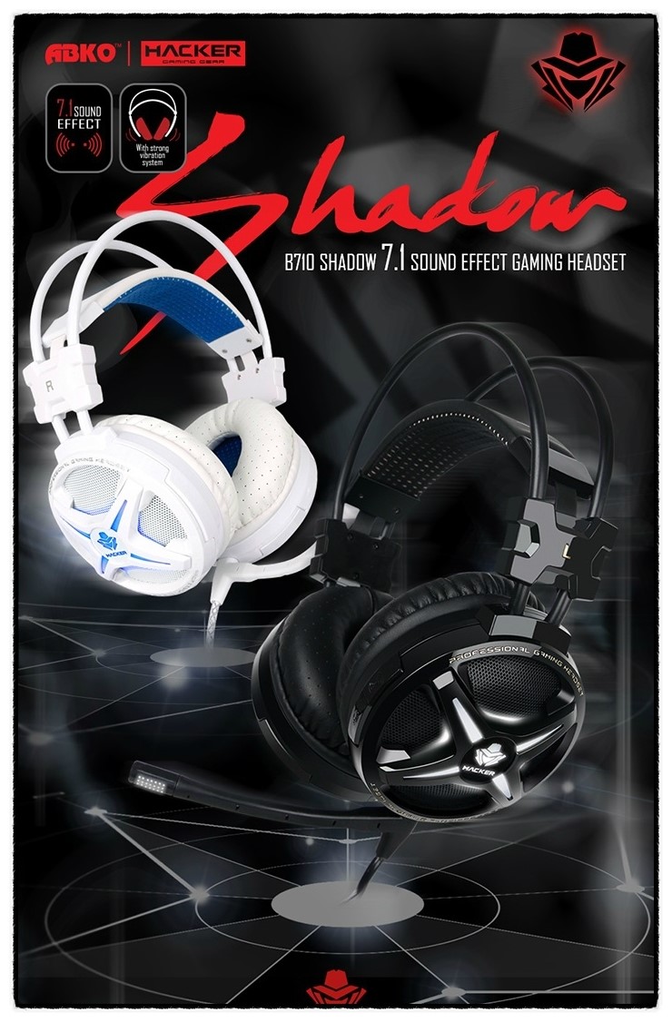 ABKO Hacker B710 Shadow Gaming Headset : 네이버 블로그