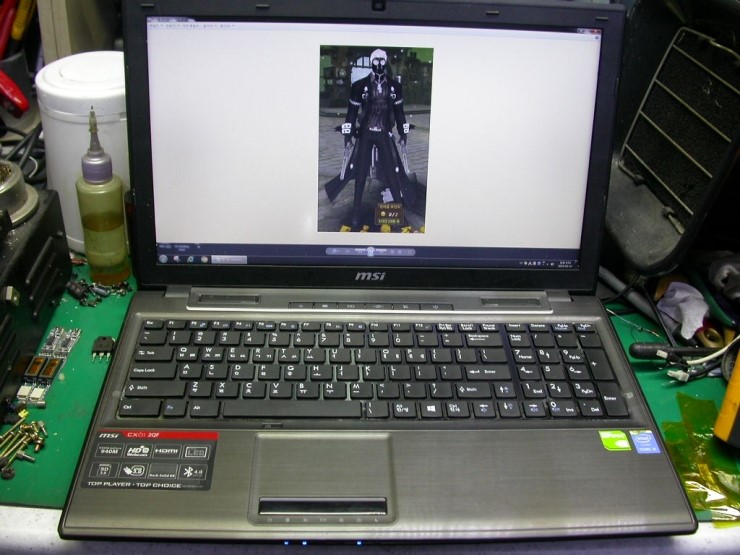 [인천노트북수리점] MSI MS-16GD 자판에 물이 쏟아져서 키보드 안됨 수리완료 : 네이버 블로그