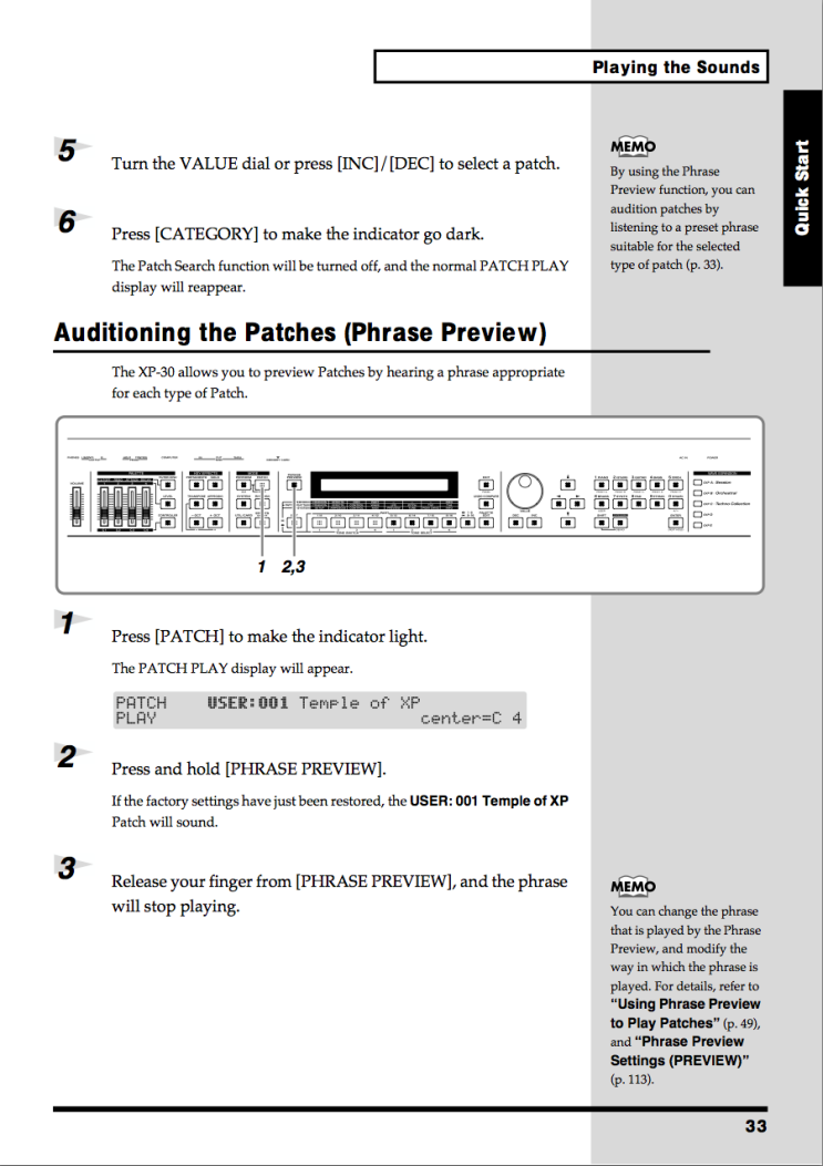 [Roland] XP30 매뉴얼 : 네이버 블로그