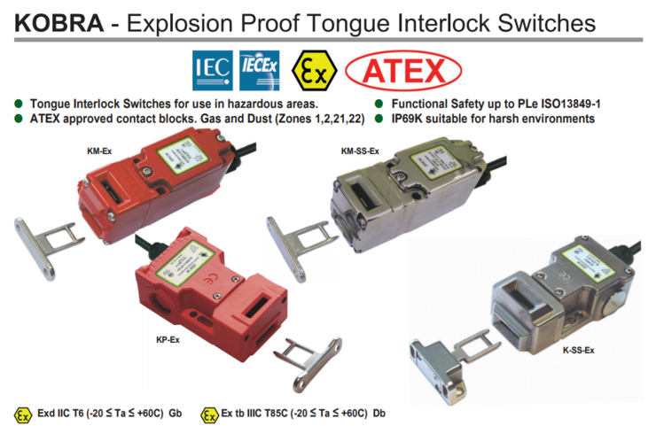 방폭용 인터락스위치 : KOBRA - Explosion Proof Tongue Interlock Switches : 네이버 블로그