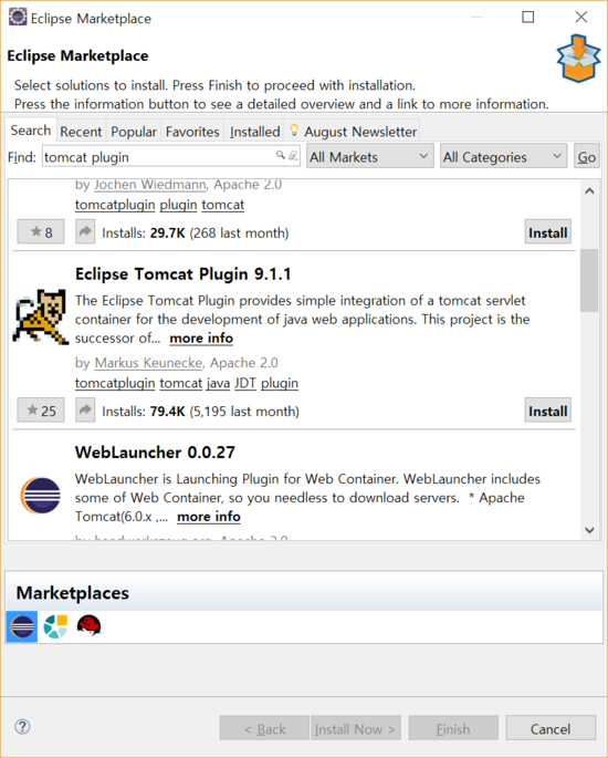 [48일차] 이클립스에서 톰캣을 더욱 편리하게! Eclipse Tomcat Plugin : 네이버 블로그