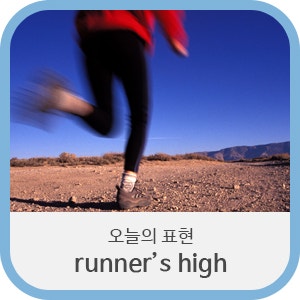 오늘의 표현 / runner’s high 달리기 후에 느낄 수 있는 짜릿하고 상쾌한 기분 : 네이버 블로그