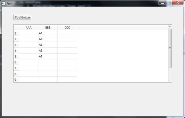 파이썬 PyQt 테이블(QtGui.QTableWidget) 예제 : 네이버 블로그
