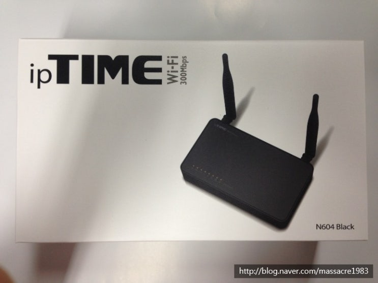 아이피타임 ipTIME N604 Black 유무선공유기 개봉기 : 네이버 블로그