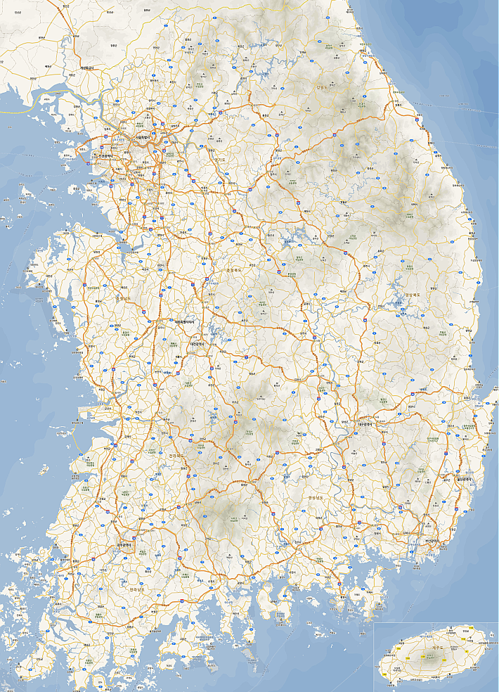 대한민국 전체지도 - 지도다운로드 : 네이버 블로그