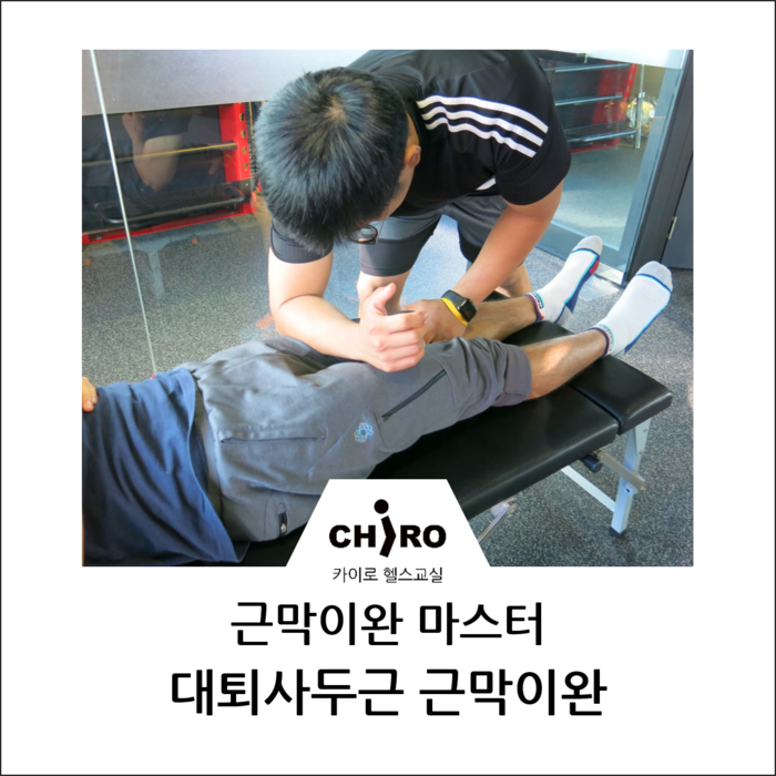 당산 통증전문 체형교정 카이로헬스교실 근막이완 마스터 대퇴사두근 허벅지 마사지 근막이완~ 배우기 네이버 블로그