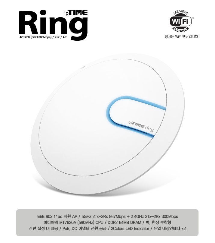 무선 AP, Iptime Ring 설치 및 성능 체험기. : 네이버 블로그