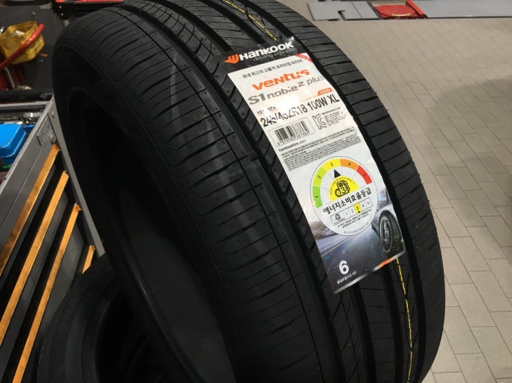 안동 타이어 전문점 한국 타이어 더타이어샵 성소점. 기아 K7 벤투스 S1 노블2 플러스 245/45R18 교환과 헌터휠얼라이먼트 보정~! : 네이버 블로그