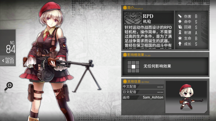 소녀전선 도감 - No.083 RPD(MG) : 네이버 블로그