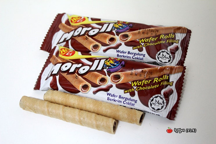 [외국 과자] 모롤 와퍼 롤 초코 필링 (Moroll Wafer Rolls with Chocolate Filling) : 네이버 블로그