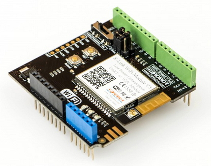 아두이노 호환 와이파이 쉴드 / WiFi Shield V3 PCB Antenna (802.11b/g/n) [TEL0078] : 네이버 블로그