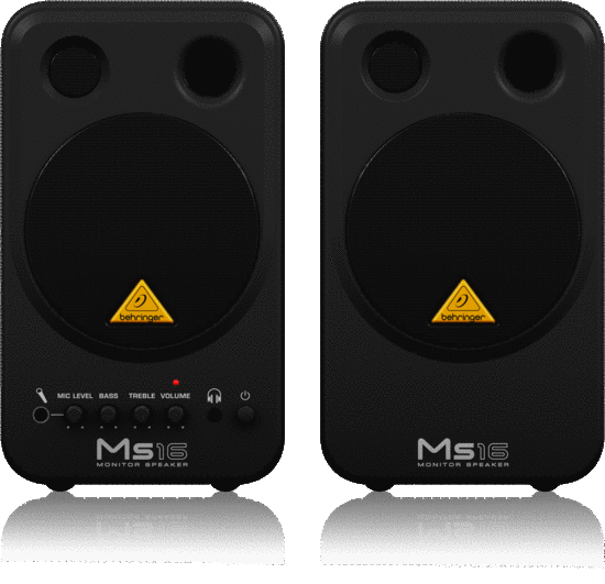 BEHRINGER MS16 베링거 MS16 모니터스피커 : 네이버 블로그