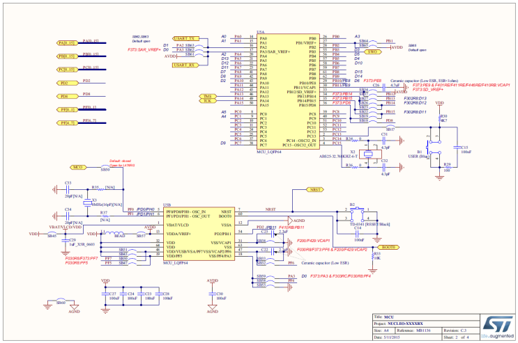 STM32 Nucleo F103RB [5] - 회로도 : 네이버 블로그