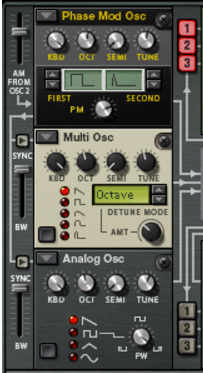 Propellerhead - Thor #3 Oscillator section 1 : 네이버 블로그