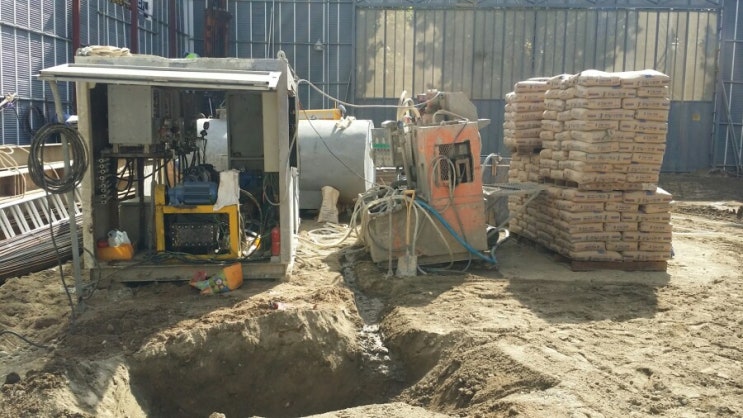 sgr차수공법 작업시작 : 네이버 블로그