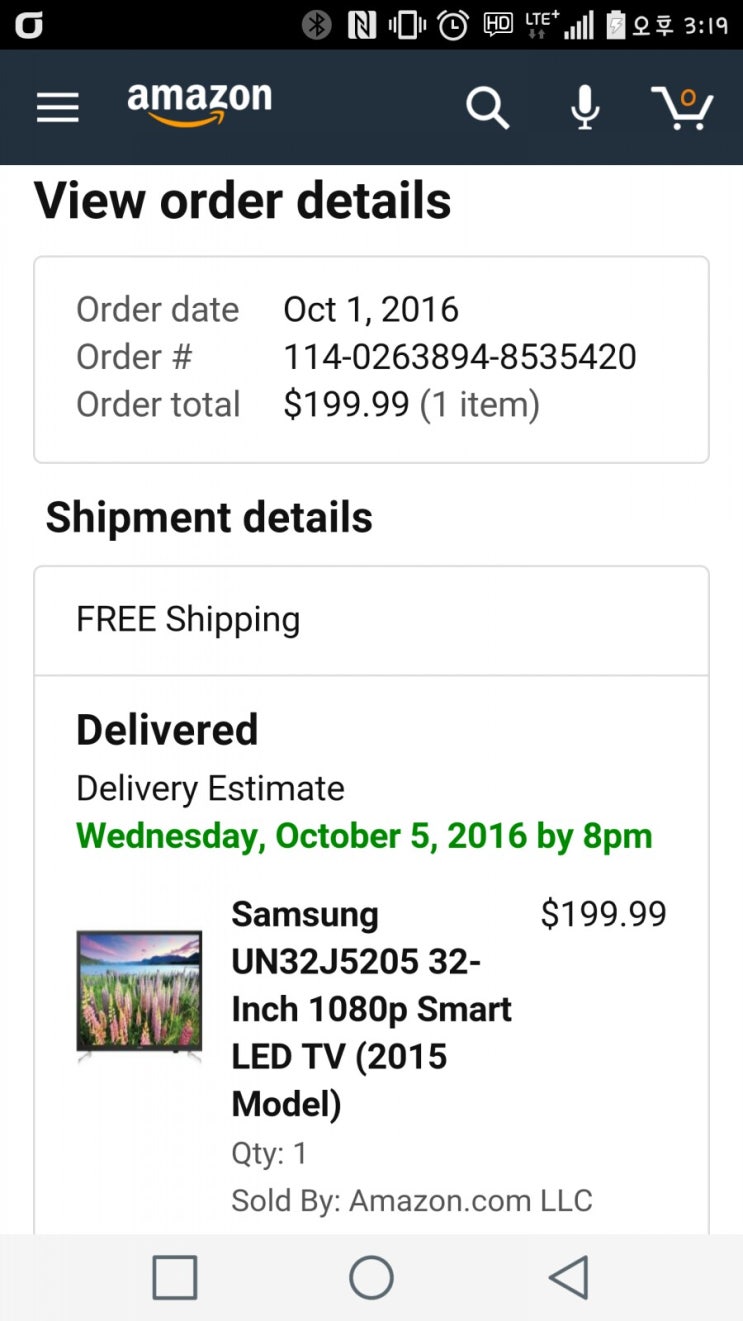 해외직구 UN32J5205AF 삼성 스마트 TV 32인치 FHD 구입 및 셋팅 후기 : 네이버 블로그