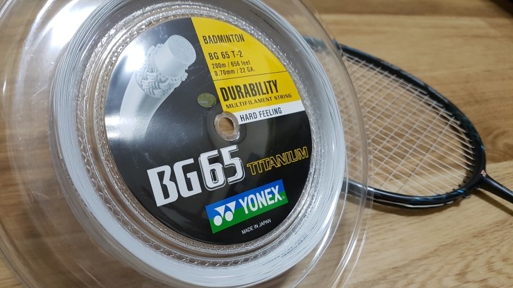 YONEX BG65 TITANUM(요넥스 BG65TI 거스/스트링) : 네이버 블로그