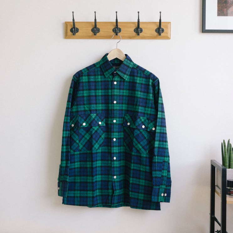 [BALLUTE] 발루트 4POCKET UTILITY SHIRT BLACK WATCH : 네이버 블로그