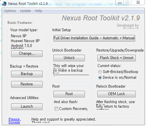 안드로이드 루팅, 락/언락 도구 Nexus Root ToolKit 다운로드 (넥서스 전용) : 네이버 블로그