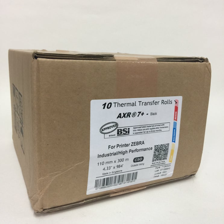 [ARMOR 리본] 알모르 리본 AXR7+(레진리본), APR600(왁스레진리본), AWR8(왁스리본) 판매 : 네이버 블로그