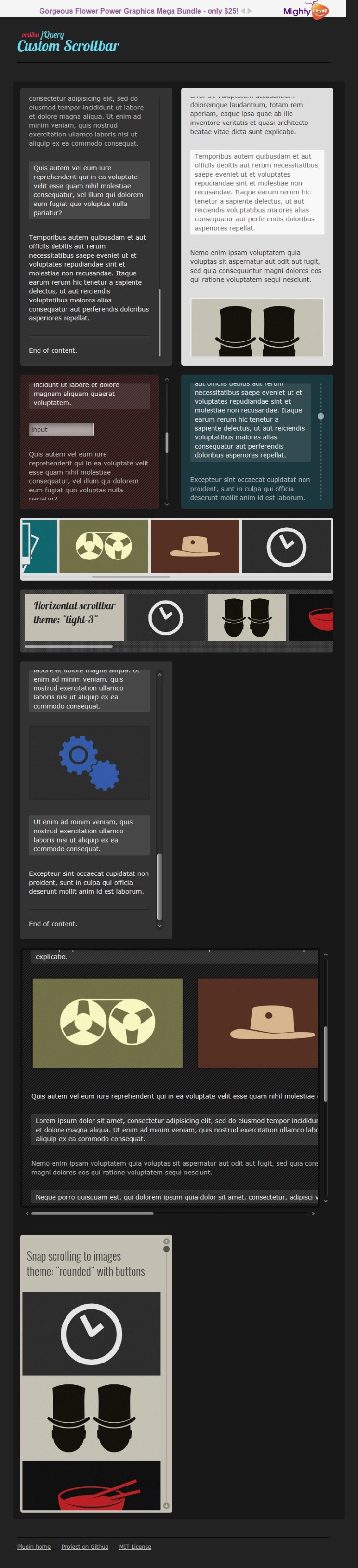 jQuery custom content scroller : 네이버 블로그