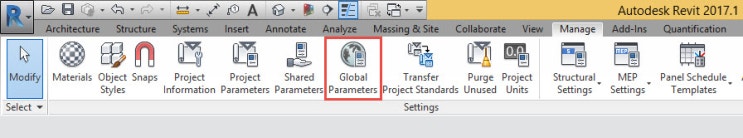 레빗(revit) - 전역 매개변수(Global Parameter) : 네이버 블로그