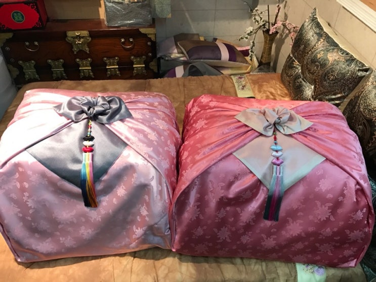 예단이불포장, 압화편지, 다듬나리공방, 결혼준비 ️ : 네이버 블로그