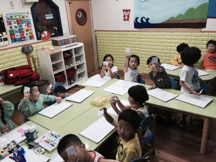 거제영어유치원-거제키즈클럽 방과후미술수업~ : 네이버 블로그