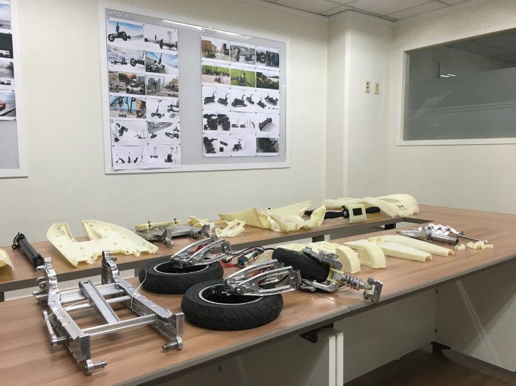 Transboard (역삼륜 전동킥보드) mock-up 구경 : 네이버 블로그