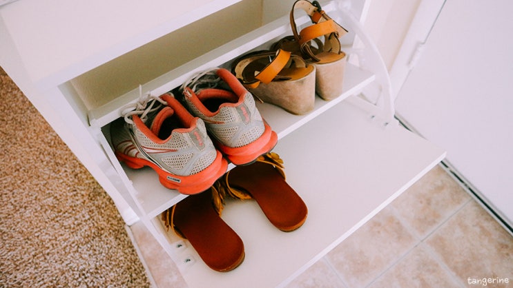 이케아 신발장 BISSA 써보니 주의할 점 : 네이버 블로그