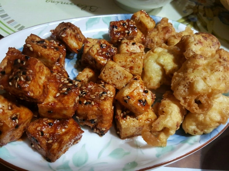 순살 후라이드 치킨, 두부튀김 레시피/만드는 법 : 네이버 블로그