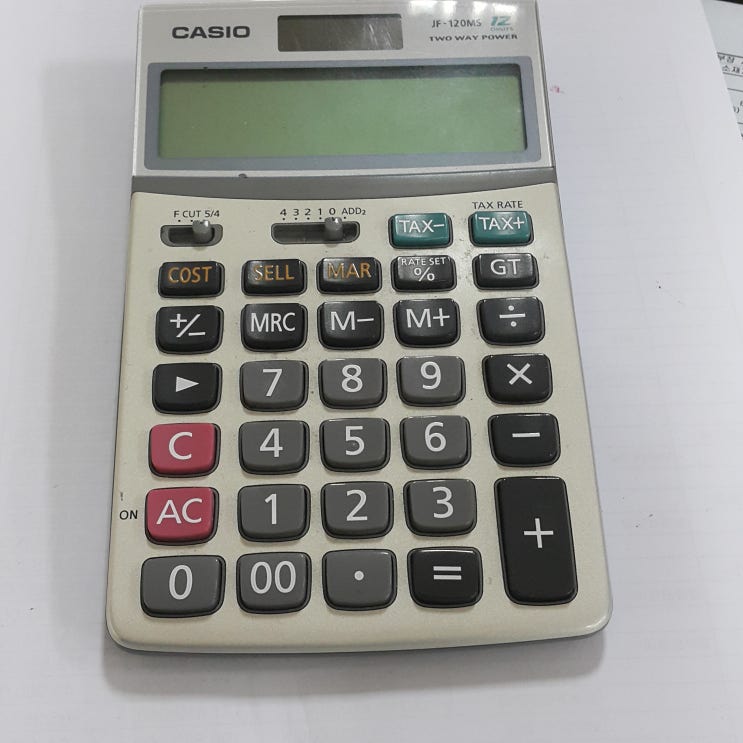 전자계산기(카시오 JF-120MS) 오랜 친구.. : 네이버 블로그