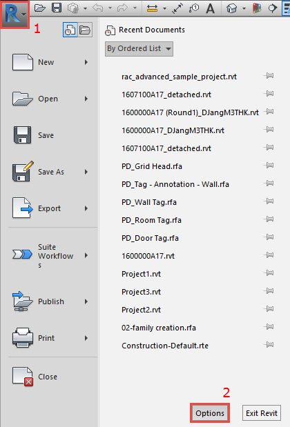 레빗(revit)의 옵션 대화상자(Option Dialog)에서 그래픽 설정 바꾸기 : 네이버 블로그