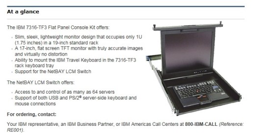 [ IBM KVM 콘솔 모니터 수리 ] IBM 7316-TF3 [GT-LTM170] 모델 Flat Panel Console ...