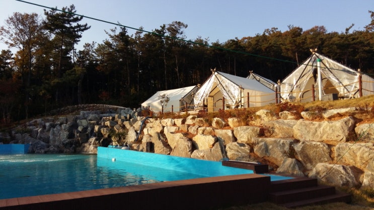 대부도 캠핑장~ 수영장이 있는 멋진 글램핑장 추천 ^^* : 네이버 블로그