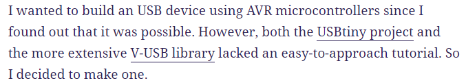 AVR을 HID장치로 만들어주는 라이브러리 (V-USB) : 네이버 블로그