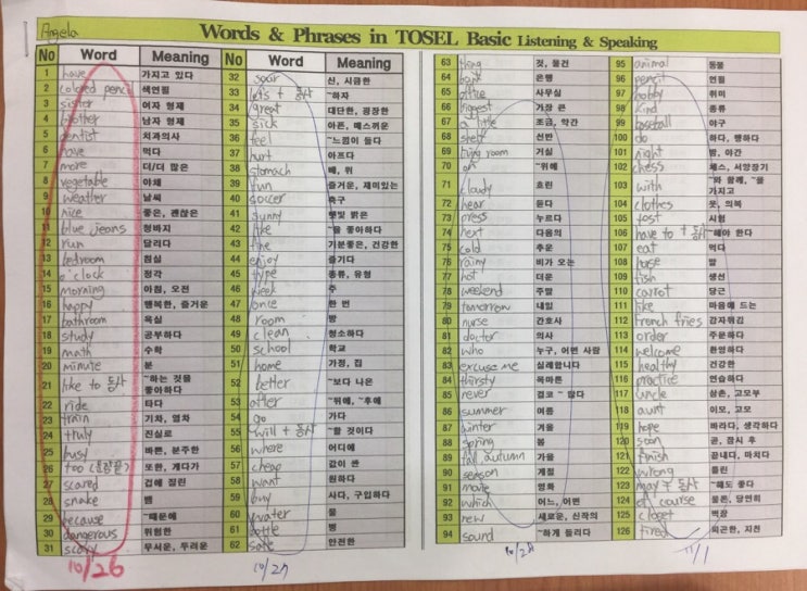 tosel basic word test : 네이버 블로그