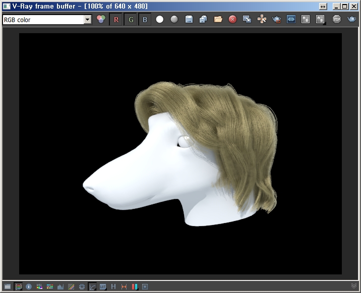 3DS Max Hair (No Plugin) 03 : 네이버 블로그