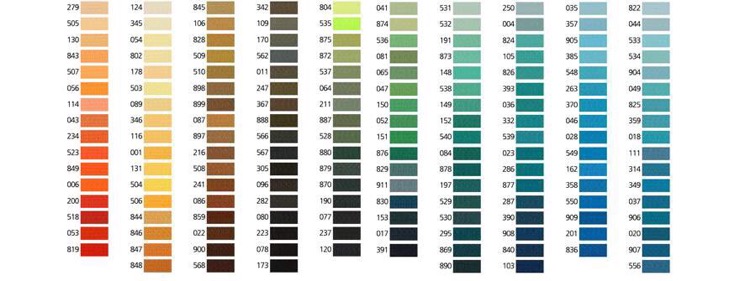 YKK지퍼 컬러북 색상표 : 네이버 블로그