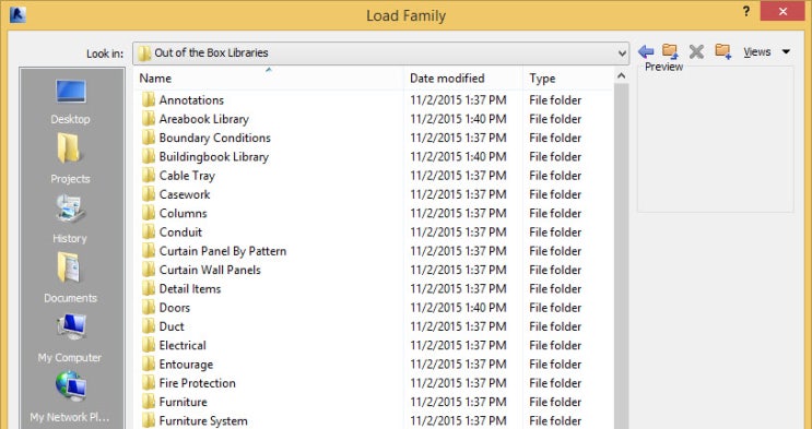 레빗(revit) 패밀리(family)의 종류와 특징 : 네이버 블로그