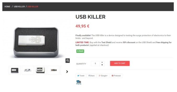 USB 테러조심! USB KILLER(USB 킬러) : 네이버 블로그