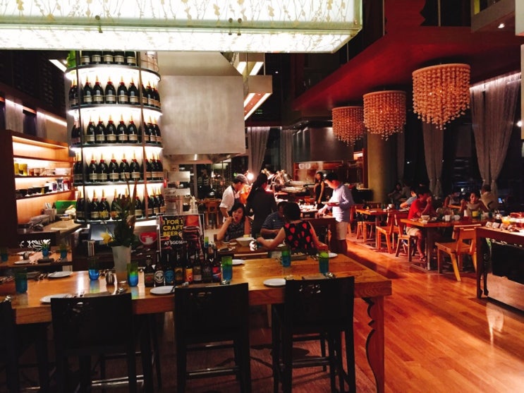 싱가포르 W Singapore Sentosa cove the kitchen table 디너부페 : 네이버 블로그