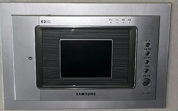 SHT-7250 삼성 이지온 비디오폰 인터폰 월패드 홈네트워크 홈오토 작동되지 않는 고장 수리 : 네이버 블로그