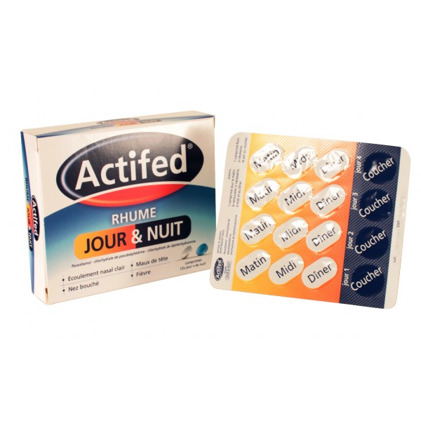 감기약에 관한 이야기(2) Actifed Rhume jour et nuit : 네이버 블로그