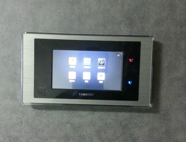 송파구 가락동 가락금호아파트 삼성비디오폰 SHT-3527XM 7인치 설치 : 네이버 블로그