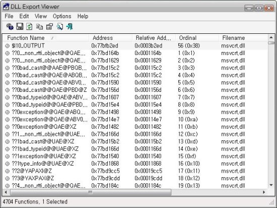 사용하는 DLL 정보 표시 유틸-DLL Export Viewer v1.66 : 네이버 블로그