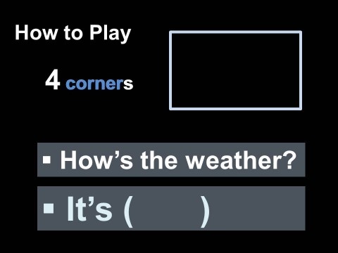 [날씨] 4 corners game : 네이버 블로그