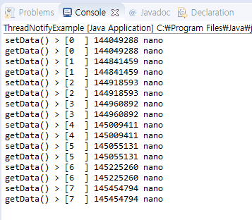 [JAVA] 스레드(Thread) 상태제어 대기(Wait)와 알림(Notify) 예제 : 네이버 블로그