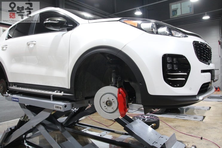 로엠모터스 스포티지QL REBS 만도브레이크 업그레이드!! : 네이버 블로그